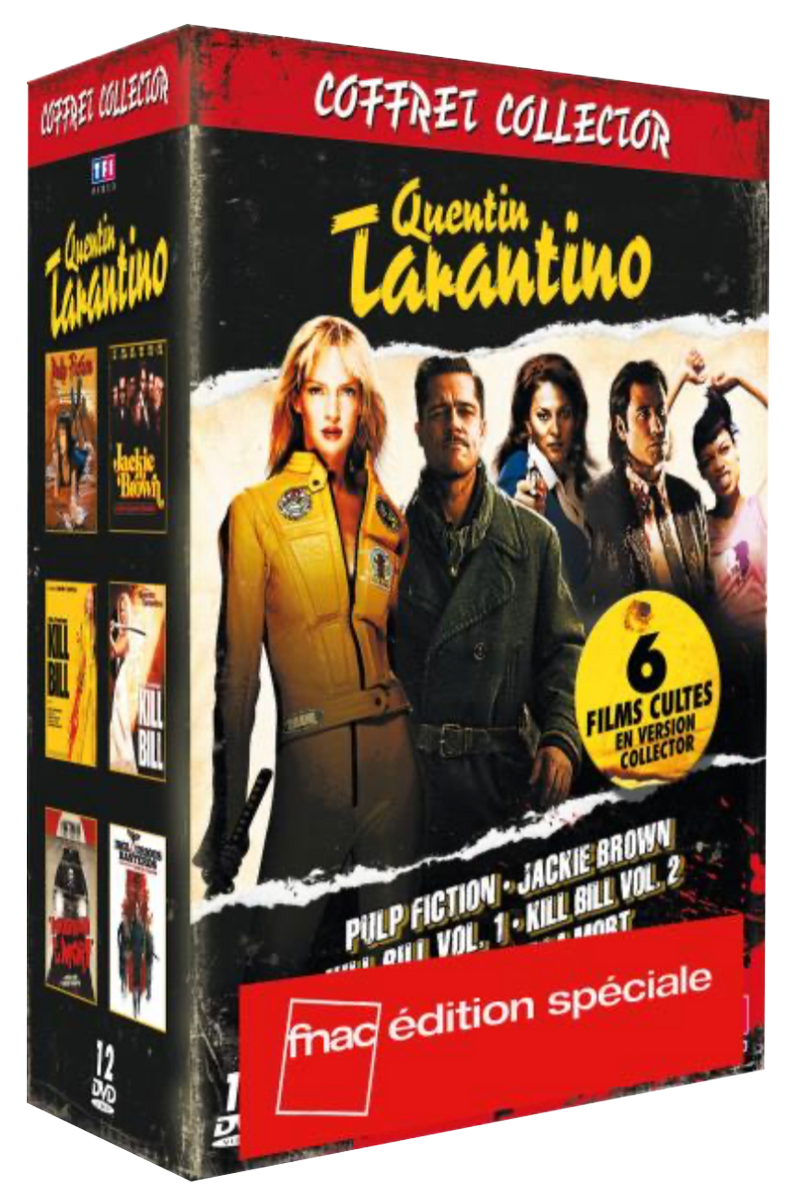 Coffret Tarantino 6 Films DVD | Pulp Fiction Kill Bill Culte — dvdculte