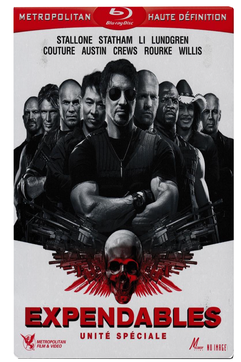 Expendables - Édition Blu-ray | Stallone, Statham, Li | Metropolitan ...