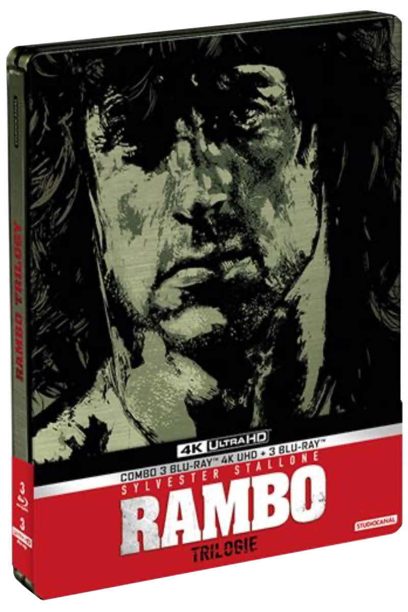 Rambo Trilogie - Steelbook 4K Ultra HD + Blu-ray | Stallone | DVDCULTE ...