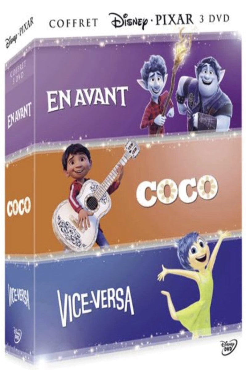 En avant + Coco + Vice-versa coffret 3 films dvd | neuf — dvdculte
