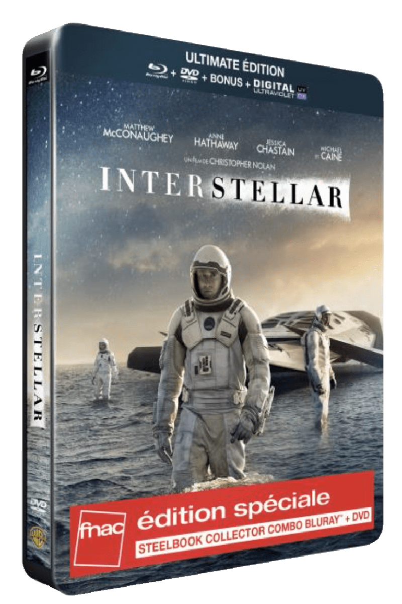 Interstellar combo blu-ray dvd | envoi 24h — dvdculte