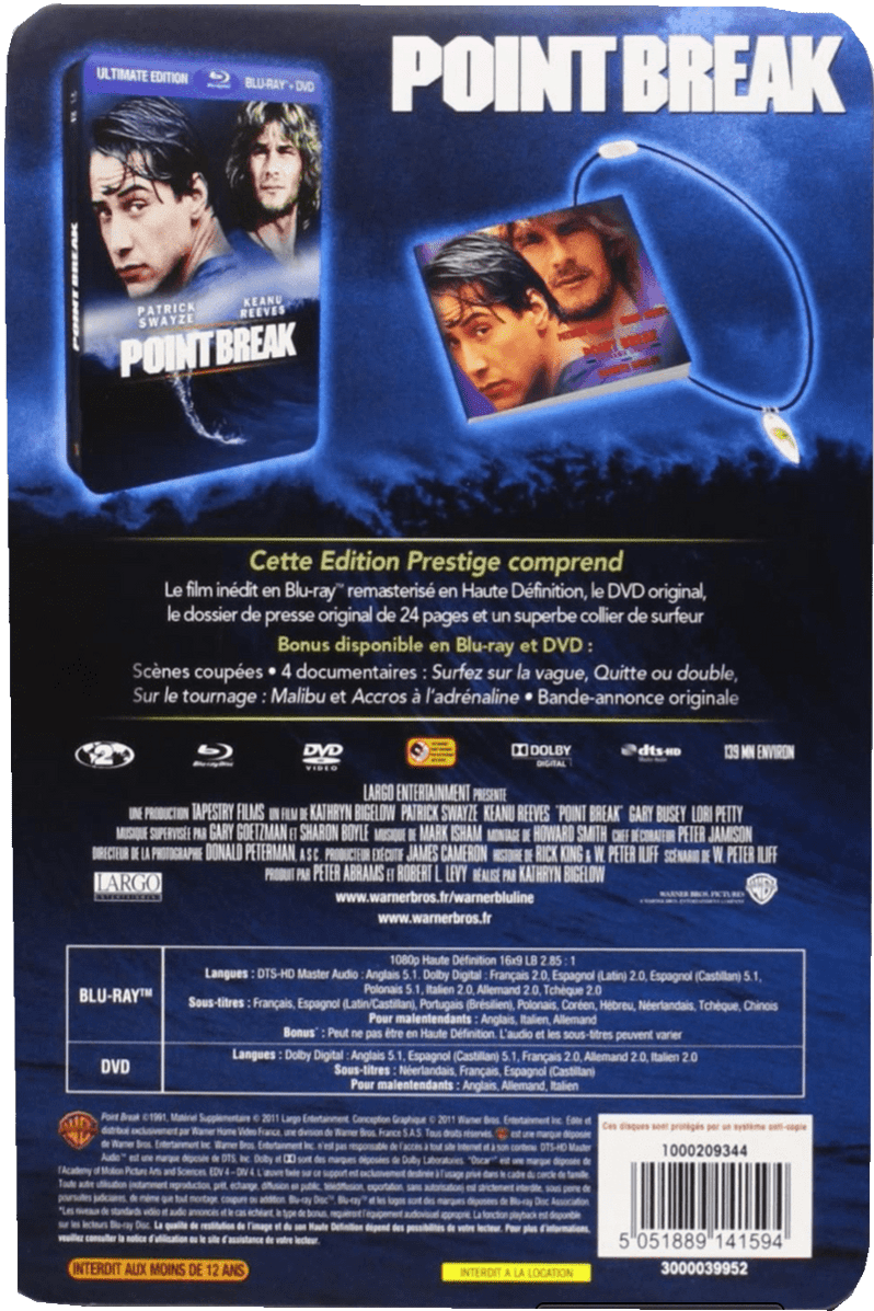 Point Break blu-ray | neuf envoi en 24h — dvdculte